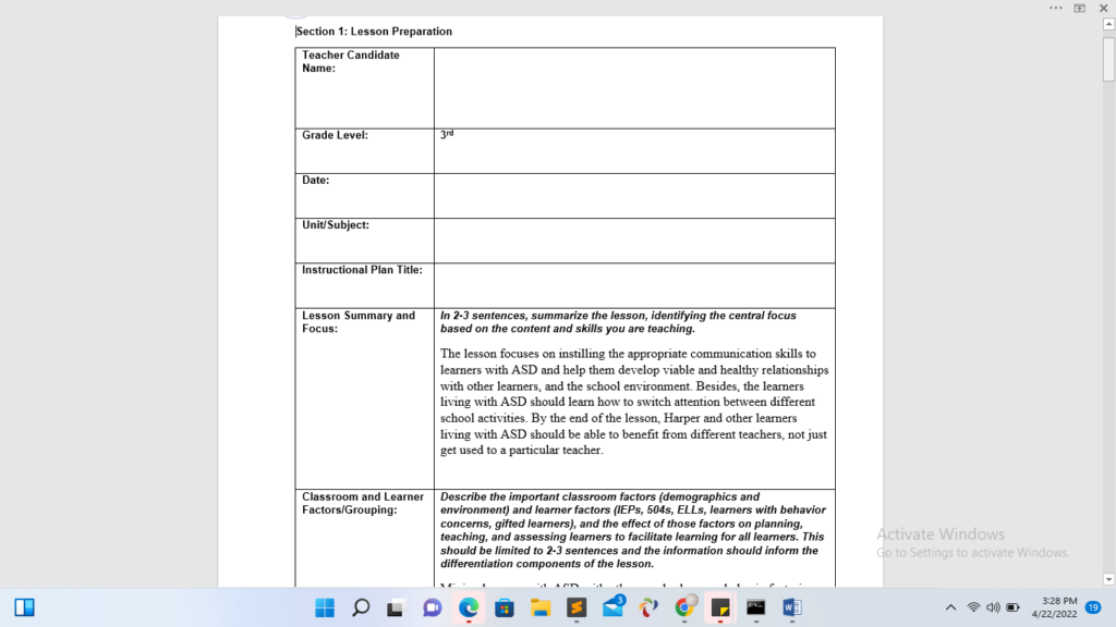 ASSIGNMENT | Developing Student's Communication and Social Skills ...